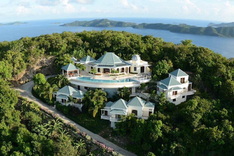 Imagine Yourself at Celestial House Villa... High Above Long Bay with ...